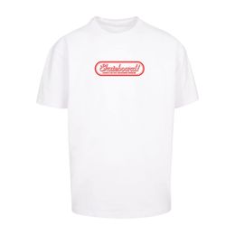Merchcode T-Shirt 'The Skateboard Magazin' Herren Gr&ouml;&szlig;e L rot / wei&szlig;