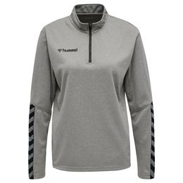 Hummel Sportsweatshirt 'Authentic' Damen Gr&ouml;&szlig;e XL stone / schwarz
