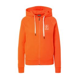 Hummel Sportsweatjacke 'GG12' Damen Gr&ouml;&szlig;e XXL orangerot / wei&szlig;
