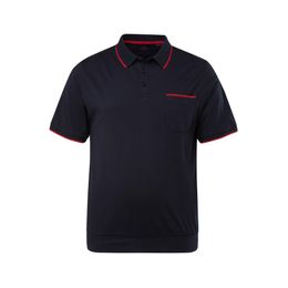 Boston Park Poloshirt Herren Gr&ouml;&szlig;e XXXL navy / rot