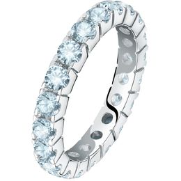 Christ Ring Damen Gr&ouml;&szlig;e 60 hellblau / silber