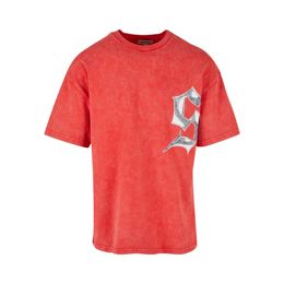 9N1M SENSE T-Shirt Herren Gr&ouml;&szlig;e XXL grau / rot / wei&szlig;
