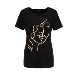 Aniston Casual Shirt Damen Gr&ouml;&szlig;e M gold / schwarz