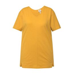 Ulla Popken Shirt Damen Gr&ouml;&szlig;e M/L curry