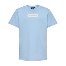 Hummel Shirt Jungen Gr&ouml;&szlig;e 140 hellblau / dunkelblau / wei&szlig;