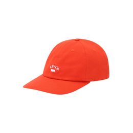 Levi's Levi's Cap 'LAZY GIRL' Damen Gr&ouml;&szlig;e 55/60 orangerot / wei&szlig;