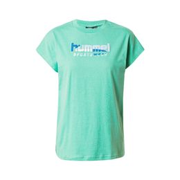Hummel T-Shirt Damen Gr&ouml;&szlig;e XS blau / grau / gr&uuml;n / wei&szlig;