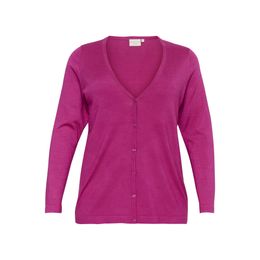 Kaffe Curve Strickjacke 'Farsia' Damen Gr&ouml;&szlig;e M fuchsia