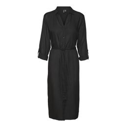 V&eacute;ro Moda Vero Moda Blusenkleid 'BUMPY' Damen Gr&ouml;&szlig;e 38 schwarz Winterkleid