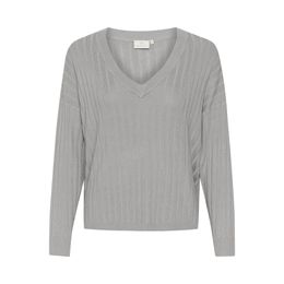 Kaffe Pullover 'Lola' Damen Gr&ouml;&szlig;e S grau