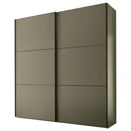 Schwebetürenschrank STAUD "Includo, Made in Germany" Schränke Gr. B/H/T: 200cm x 222cm x 68cm, Premium, 2 St., grün (dekor salbei) Mit vier verschiedenen Ausstattungsvarianten