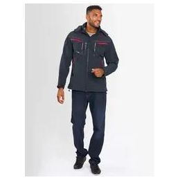 Softshelljacke Arctic Seven "ASPierr" Gr. XXL, blau (navy) Herren Jacken sportliche Outdoor Funktionsjacke mit abnehmbarer Kapuze