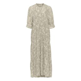 Soaked in Luxury Kleid 'Osaka' Damen Gr&ouml;&szlig;e 40 beige / gr&uuml;nmeliert Sommerkleid