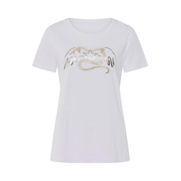 Heine T-Shirt Damen Gr&ouml;&szlig;e XS ecru / gold / silber