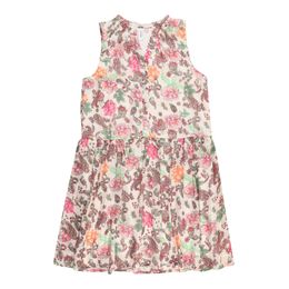 Vero Moda Girl Kleid 'Vmnala' M&auml;dchen Gr&ouml;&szlig;e 122 ecru / mint / orange / hellpink