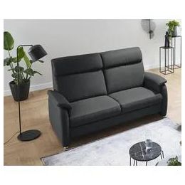 2-Sitzer Home Affaire "Turin auch mit Easy care-Bezug: leicht Wasser zu reinigen" Sofas Gr. B/H/T: 156cm x 107cm x 97cm, Easy care, grau (platin) mit hochwertigem Federkern, hoher Rücken bietet besonderen Komfort