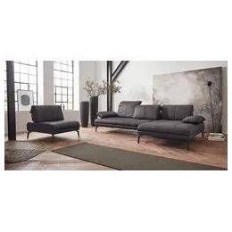 Ecksofa Andas "Stenlille L-Form" Sofas Gr. B/H/T: 295cm x 83cm x 162cm, NaturLEDER, Recamiere rechts, braun incl. Sitztiefen-, Kopfteil- und Armteilverstellung