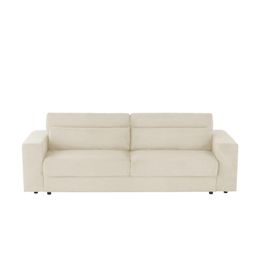 Höffner Big Sofa mit Schlaffunktion Branna ¦ beige ¦ Maße (cm): B: 250 H: 10