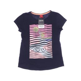 s.Oliver Damen T-Shirt, marineblau, Gr. 140