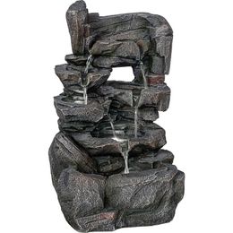 stilista® Gartenbrunnen Steine 28x25x47 cm