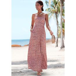 Vivance Maxi-Kleid, Rot, Gr. 36, Damen, Strandkleider, Material: Viskose