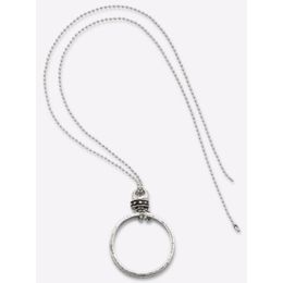 Heine sheego Gro&szlig;e Gr&ouml;&szlig;en Kette, silberfarben, Gr&ouml;&szlig;e 0 - Damen