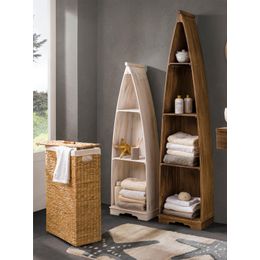 Kleine Wolke Badematte, beige-grau, Größe 47x50 cm - Deckelbezug