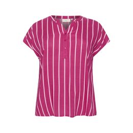 Kaffe CURVE Bluse 'Sida' Damen Größe 6XL pitaya / weiß