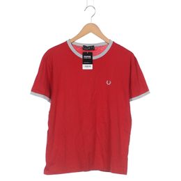 Fred Perry Herren T-Shirt, rot, Gr. 46