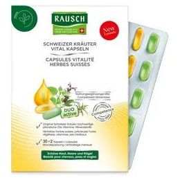 Rausch Schweizer Kräuter Vital Kapseln 30X2 St