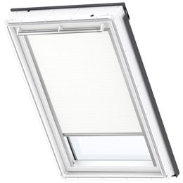 Velux Verdunklungsrollo "DKL SK08 1025S" Rollos alufarbene Führungsschienen & Griffleiste Gr. SK08, weiß