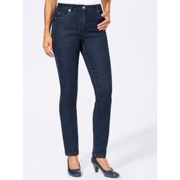 5-Pocket-Jeans Ambria Gr. 48, Normalgrößen, blau (blue, stone, washed) Damen Jeans