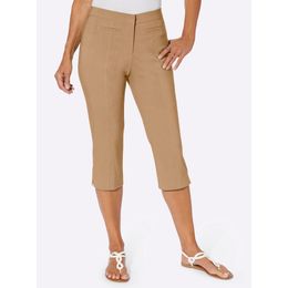 Caprihose Casual Looks Gr. 52, Normalgrößen, braun (camel) Damen Hosen