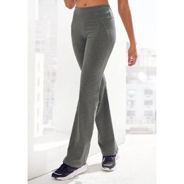 Vivance ACTIVE Jazzpants '-Sporthose' grau Gr. M (40/42) für Damen. Mit Druck. Bequem. Nachhaltig.