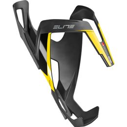 Elite Flaschenhalter Vico Carbon, Schwarz/Gelb