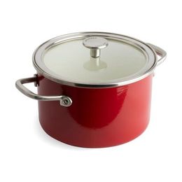 KitchenAid Steel Core Enamel Kochtopf - Rot - Edelstahl