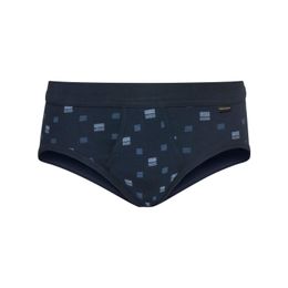 Schiesser Herren Slip, marine-bedruckt, Gr&ouml;&szlig;e 7