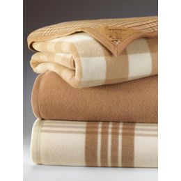 Eskimo Naturhaardecke, natur-beige, Größe 100x150 cm - Knieplaid