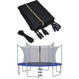 Costway Ø487cm Trampolin Sicherheitsnetz für Gartentrampoline