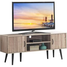 Costway TV-Lowboard Fernsehschrank Holz