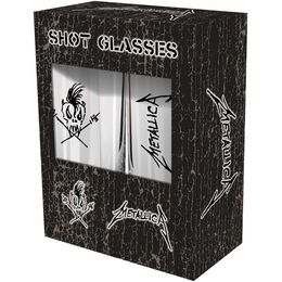 Metallica Scary Guy Schnapsglas-Set klar SG002