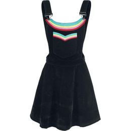 Jawbreaker Double Rainbow Dress Kurzes Kleid schwarz in L DRA9267