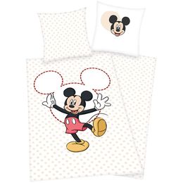 Micky Mouse Micky Maus Micky Maus Bettw&auml;sche rosa wei&szlig; 44784 82 050