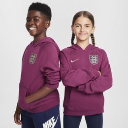 England Nike Air Fußball-Hoodie für ältere Kinder - Rot