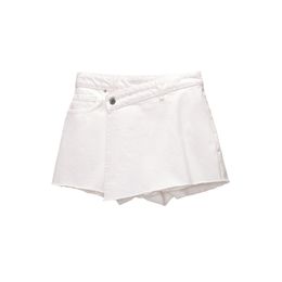Pull&Bear Pull&bear Hosenrock Damen Gr&ouml;&szlig;e 38 white denim