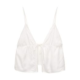 Pull&Bear Pull&bear Top Damen Gr&ouml;&szlig;e M wei&szlig;