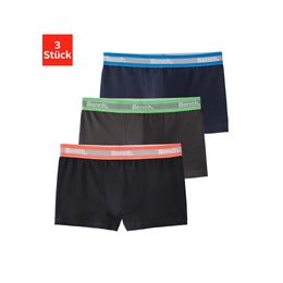 Bench Boxershorts Jungen Gr&ouml;&szlig;e 134/140 blau / gr&uuml;n / rot / schwarz