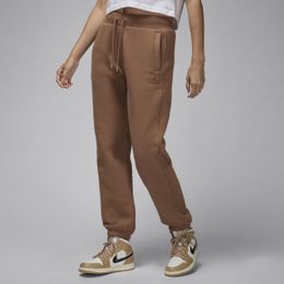 Jordan Flight Fleece Damenhose - Braun