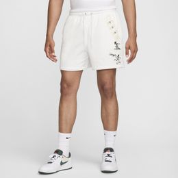 Nike Club Flow-Shorts aus French Terry für Herren - Weiß