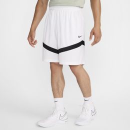 Nike Icon Dri-FIT Basketballshorts für Herren (ca. 20,5 cm) - Weiß